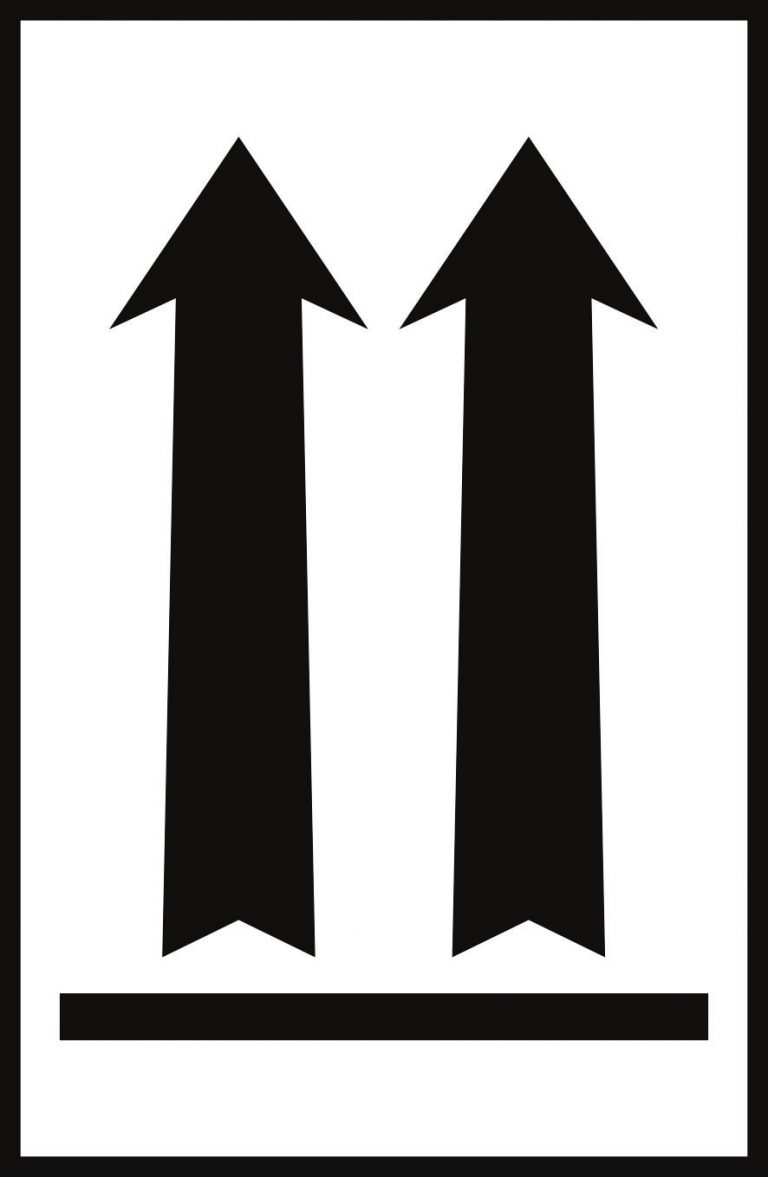Black Arrows Packaging Handling Label – Gobo Trade Ltd. Black Arrows Packaging Handling Label – Gobo Trade Ltd.