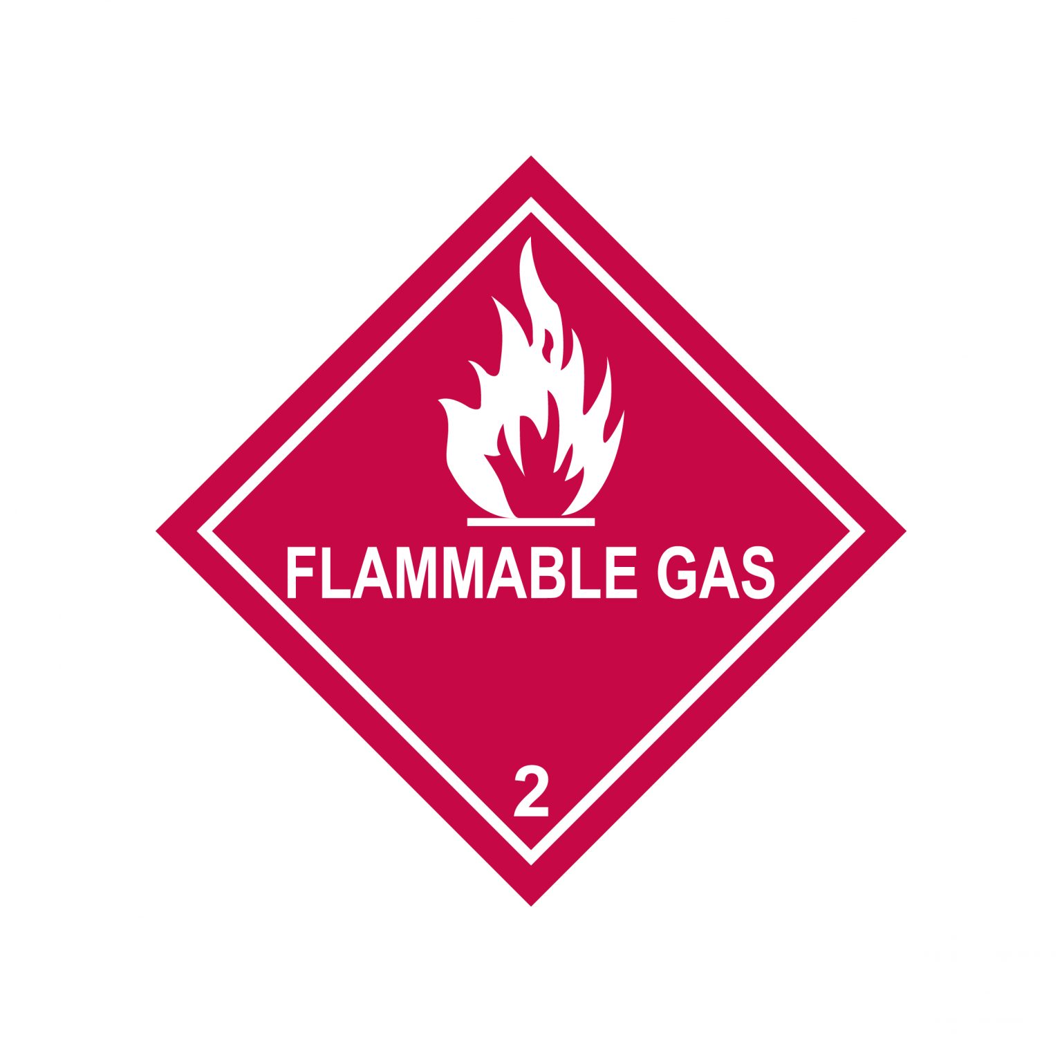 Class 2.1 Flammable Gas Label – Gobo Trade Ltd.