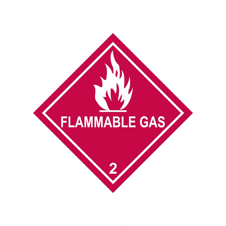 Class 2.1 Flammable Gas Label – Gobo Trade Ltd.