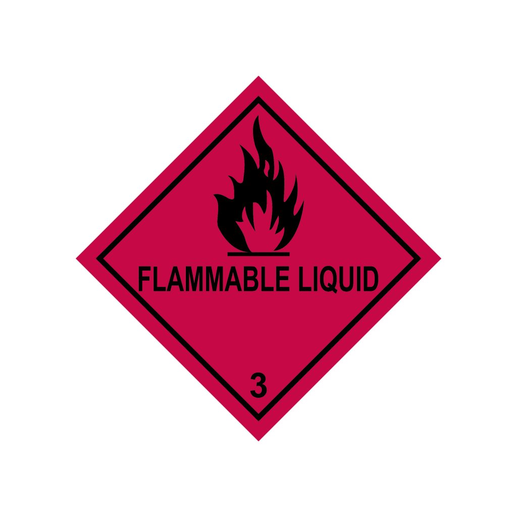 Class 3 Flammable Liquid Label – Gobo Trade Ltd.