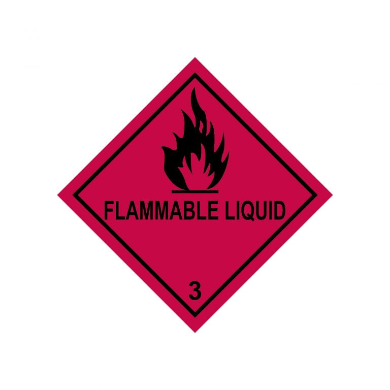 Class 3 Flammable Liquid Label – Gobo Trade Ltd.