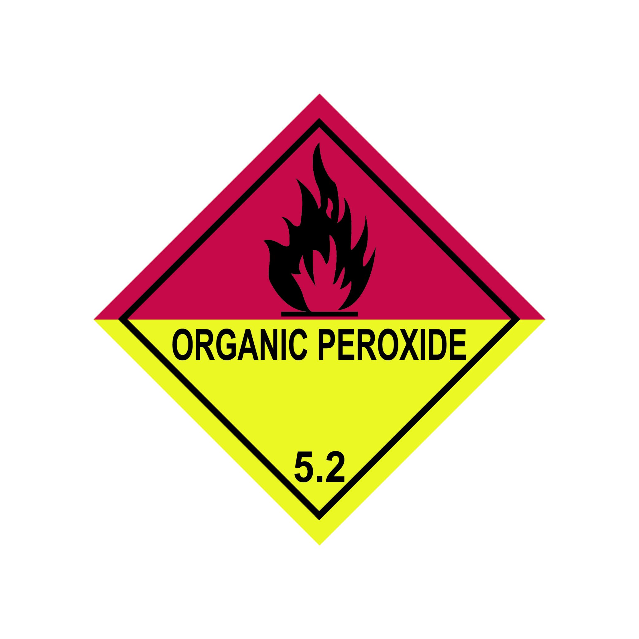 Class 5.2 Organic Peroxide Label – Gobo Trade Ltd.