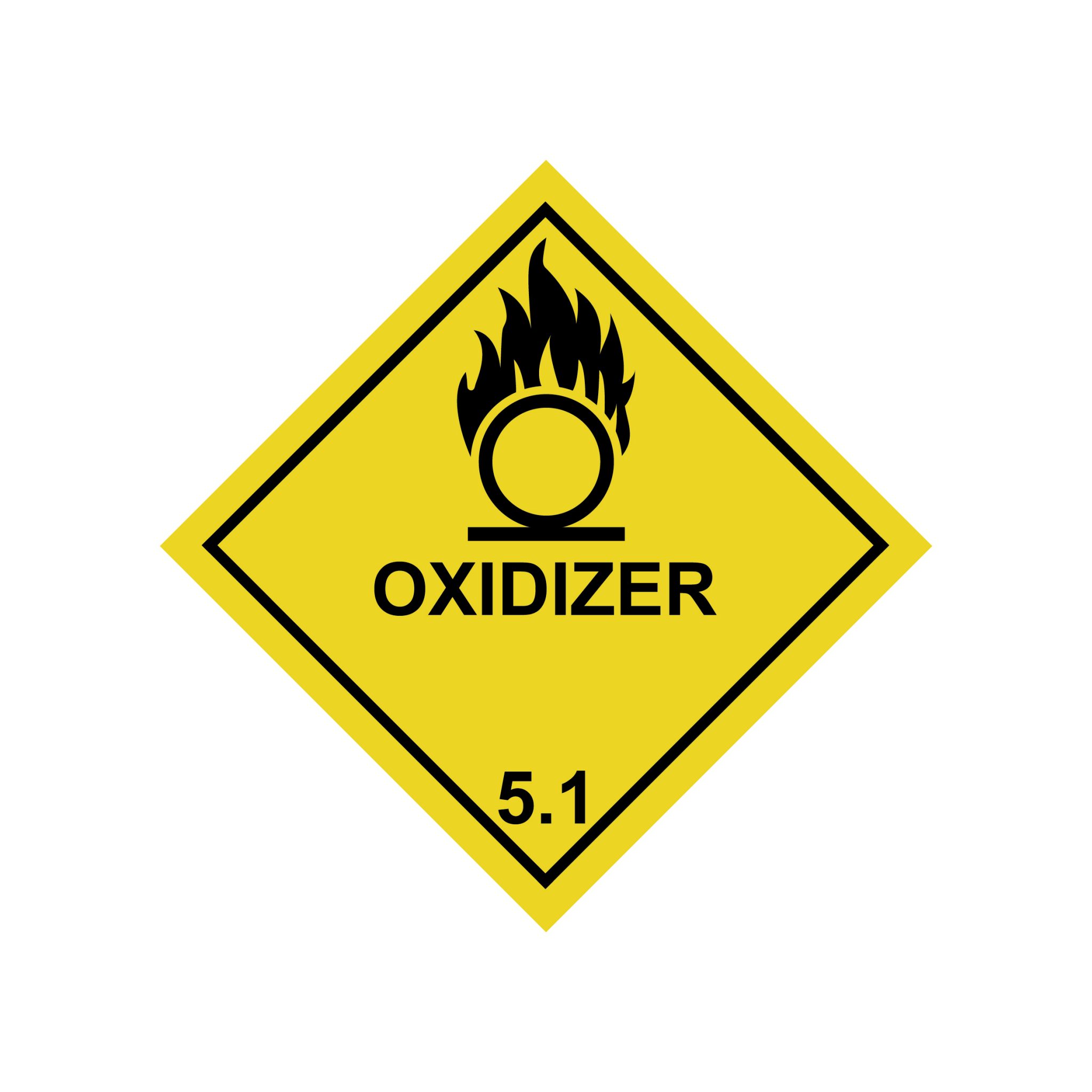 Class 5.1 Oxidizer Label – Gobo Trade Ltd.