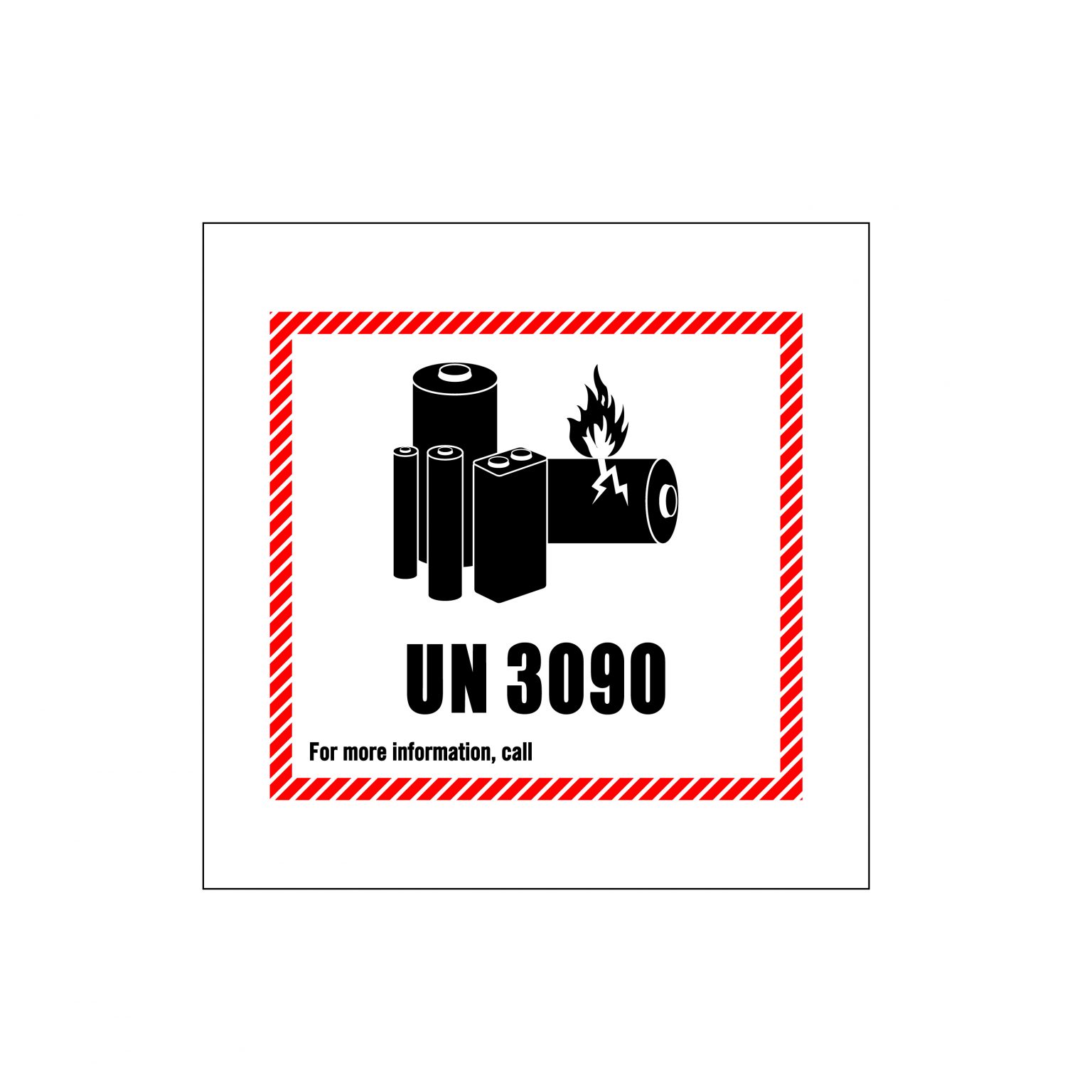 UN3090 Lithium Battery Handling Label – Gobo Trade Ltd.