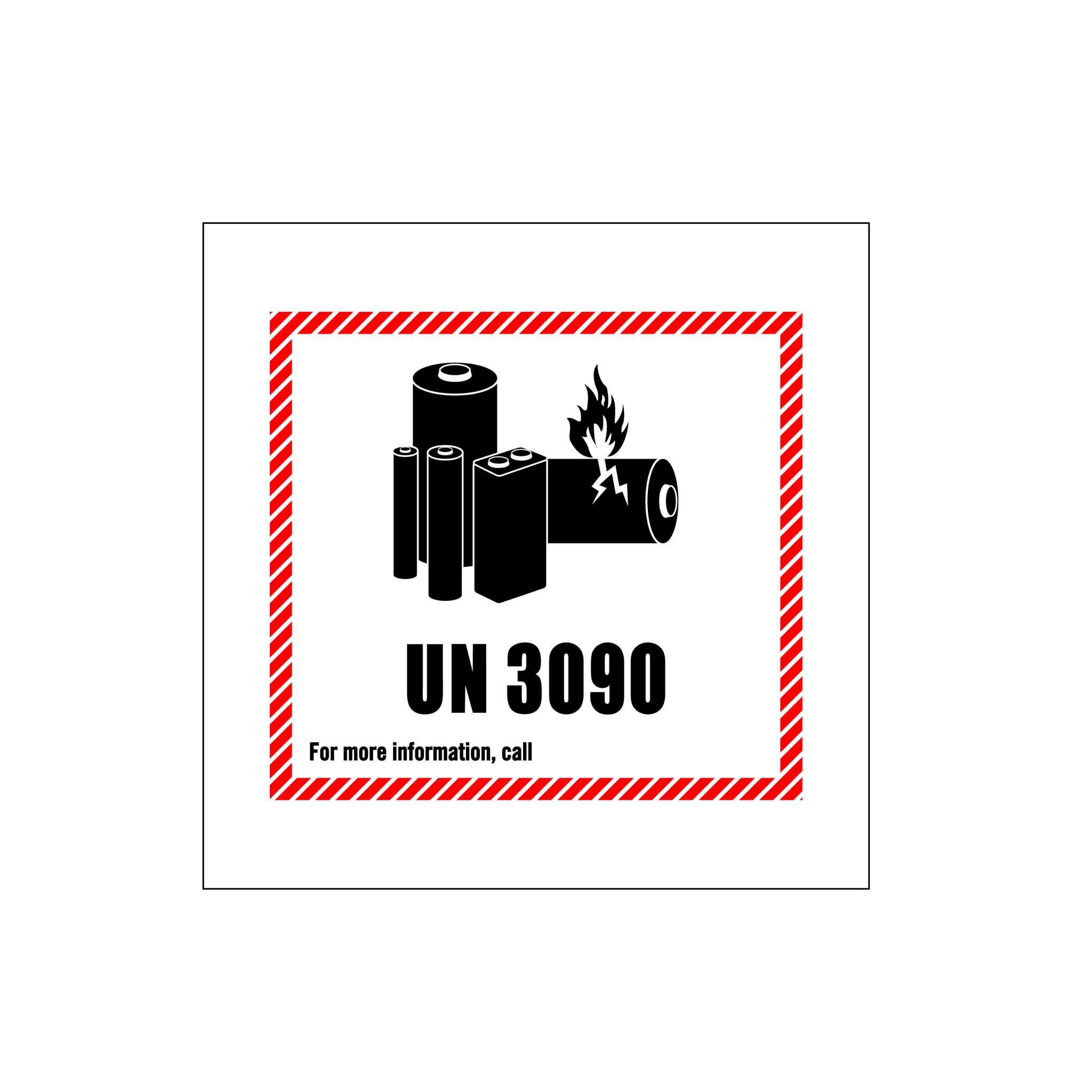 UN3090 Lithium Battery Handling Label – Gobo Trade Ltd.