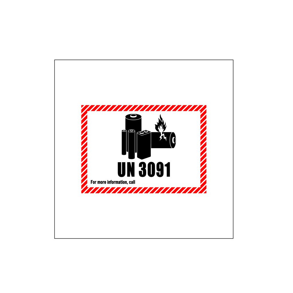 UN3091 Lithium Battery Handling Label (Small) – Gobo Trade Ltd.