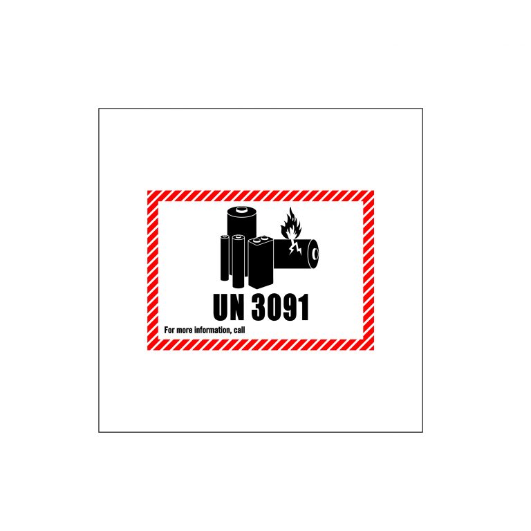UN3091 Lithium Battery Handling Label (Small) – Gobo Trade Ltd.
