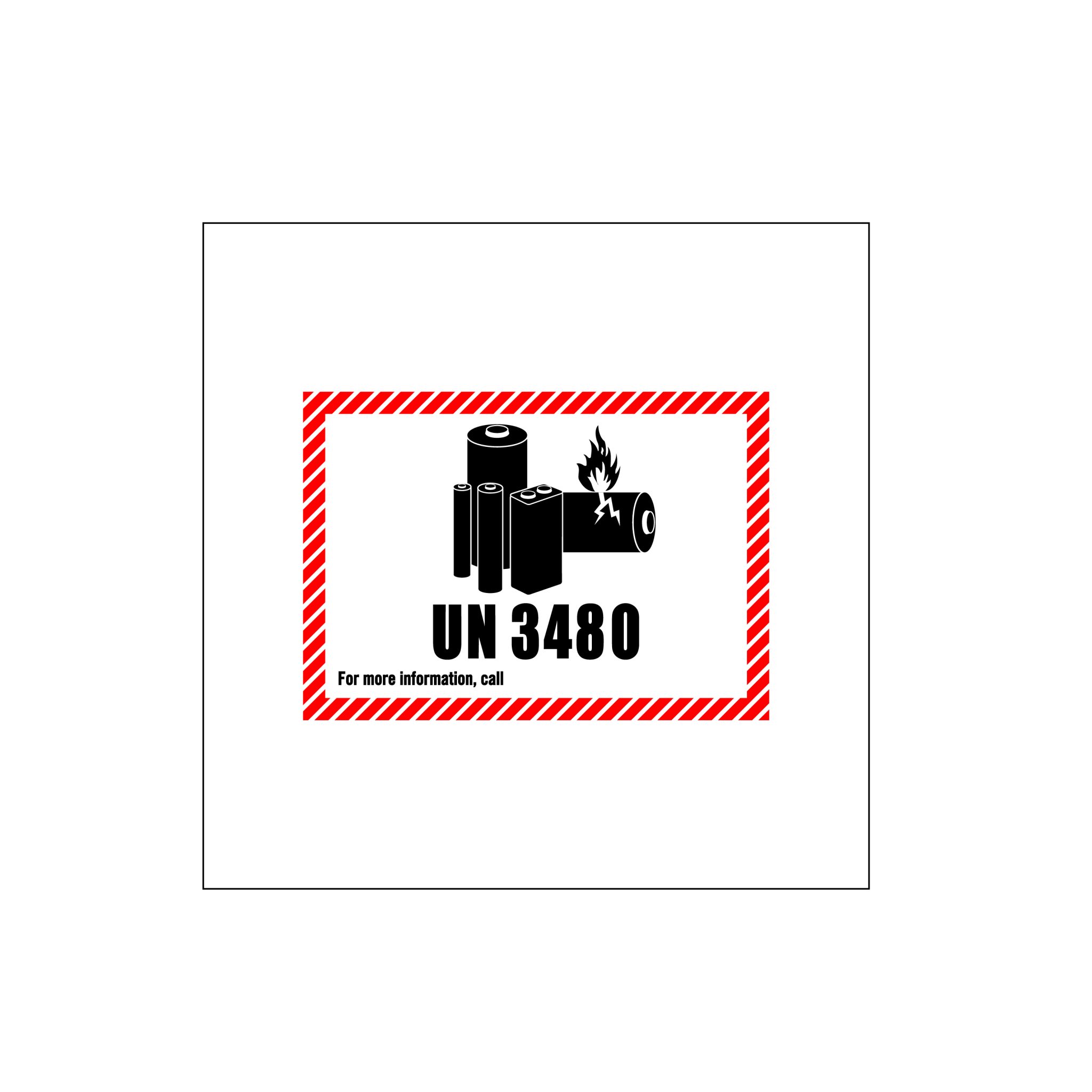UN3480 Lithium Battery Handling Label (Small) – Gobo Trade Ltd.